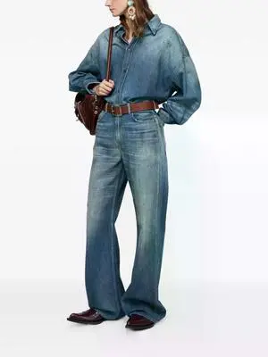 Acne Studios Distressed Denim Shirt