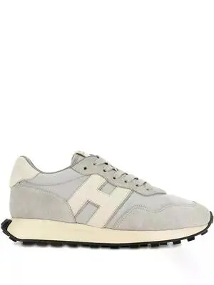 Hogan Hogan Logo Detail Lace-Up Sneakers Grey