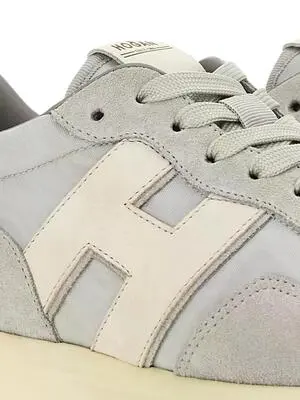 Hogan Logo Detail Lace-up Sneakers - Grey