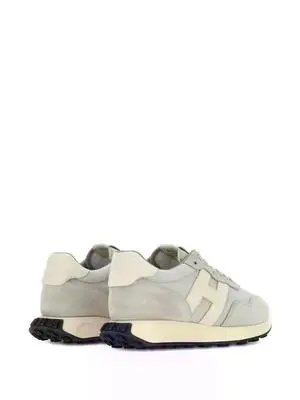 Hogan Logo Detail Lace-up Sneakers - Grey
