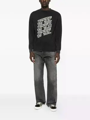 Aries Ariez Arize Faded Long-sleeve T-shirt
