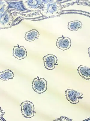 FORTELA Floral -print Cotton Bandana - Neutrals