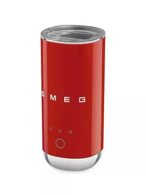 SMEG Logo-detail Milk Frother - Red
