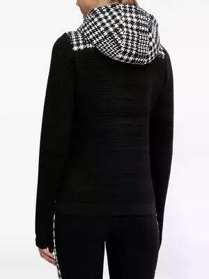NEWLAND Houndstooth Zip-up Hooded Jacket