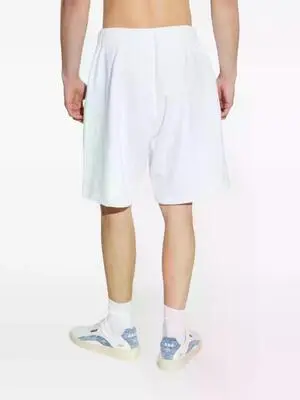 Dsquared2 Embroidered Logo Track Shorts - White