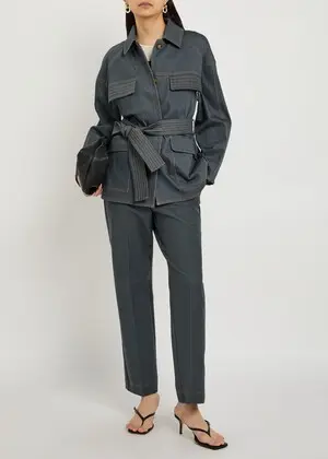 Max Mara Straight-leg Stretch-denim Trousers