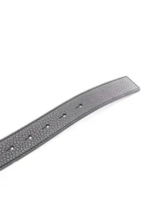 Loewe Anagram Leather Belt - Black
