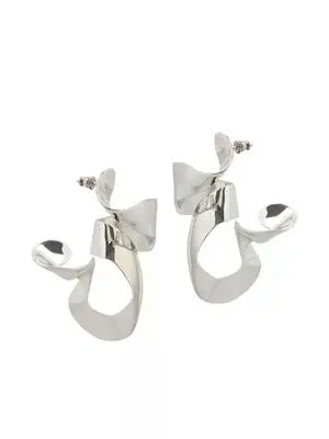 Dries Van Noten Tone Twisted Earrings