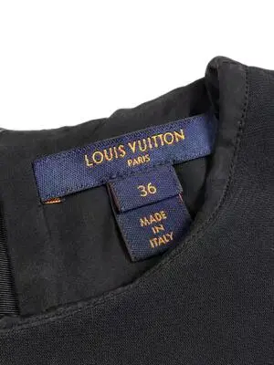 LOUIS VUITTON Logo Patch Dress - Black