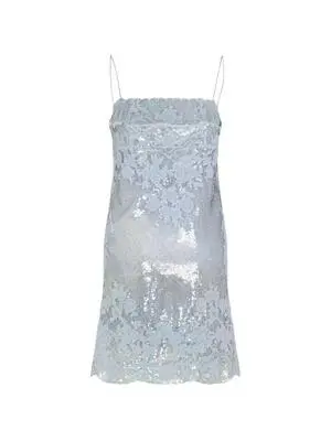 Ermanno Scervino Sequin Lace Mini Dress