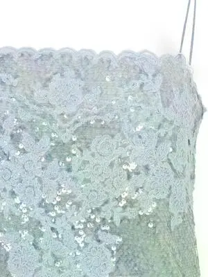 Ermanno Scervino Sequin Lace Mini Dress