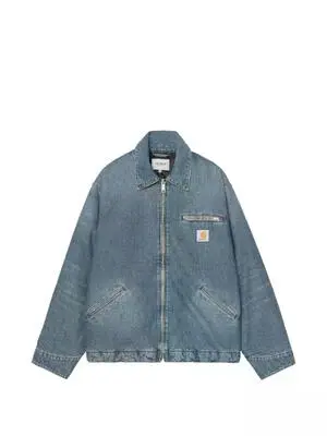 Carhartt Work In Progress Denim Zip Jacket - Blue