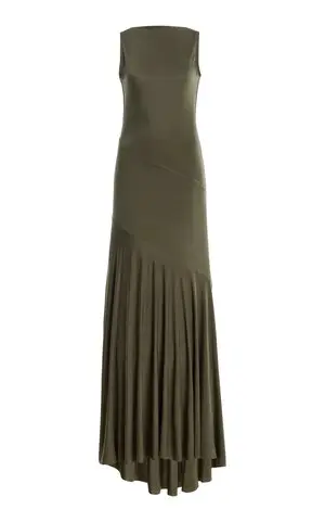 SIEDRES SIEDRÉS Fens Knit Jersey Maxi Dress