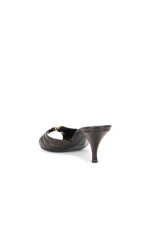 Saint Laurent Babylone Mule Sandal - Nero