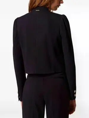 TWINSET Decorative-button Mandarin-collar Jacket