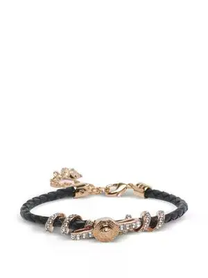 Versace Medusa Charm Bracelet - Black