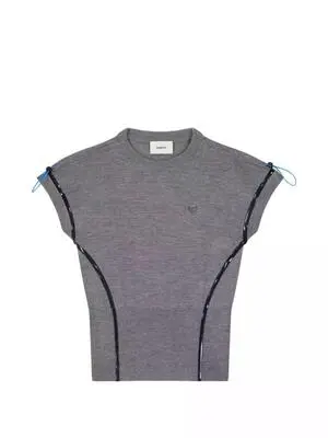 Coperni Cap-sleeve Logo Detail T-shirt