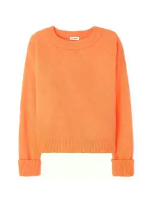American Vintage Vitow Crew Neck Jumper - Orange