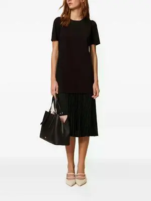 TWINSET Recycled Crêpe De Chine Midi Dress