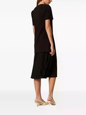 TWINSET Recycled Crêpe De Chine Midi Dress