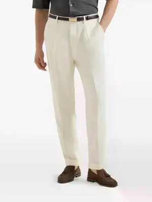 Brunello Cucinelli Pleated Trousers - Neutrals