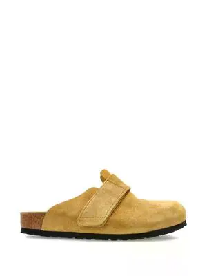 BIRKENSTOCK Birkenstock Loma Flat Mules In Suede Neutrals
