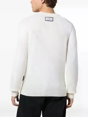 Philipp Plein Crew Neck Wind Rose Sweater