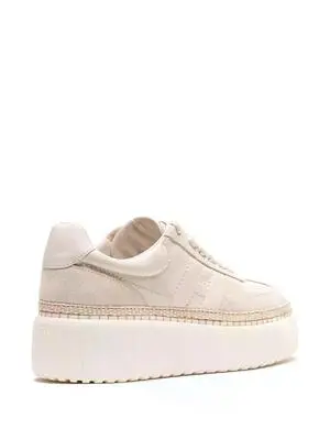 Hogan Platform Sneakers With H-stripes Detailing