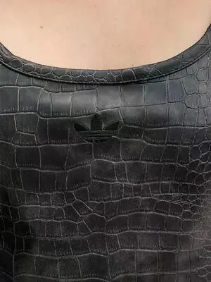 Adidas Crocodile Effect Corset - Black