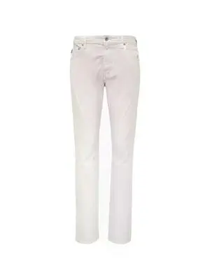 Ag AG Jeans Straight Leg Casual Slacks Neutrals