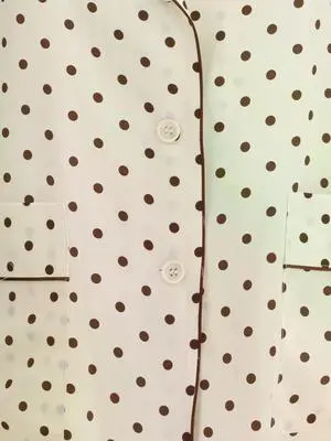 P.a.r.o.s.h Polka-dot Pattern Shirt - Neutrals