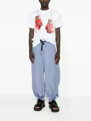 Sacai Striped Drawstring Trousers