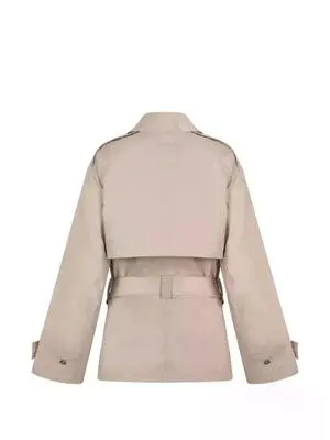 Calvin Klein Buttoned Belted Jacket