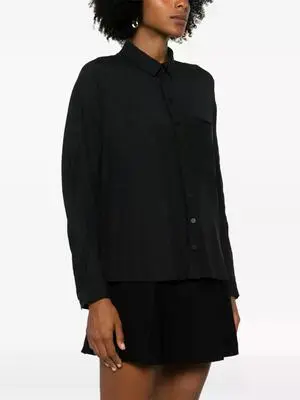 Kristensen Du Nord Silk Blend Satin Finish Shirt