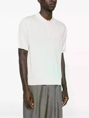 Studio Nicholson Arieta Buttoned Polo Shirt - Neutrals
