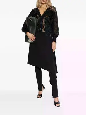 Attico Asymmetric Layered Trousers