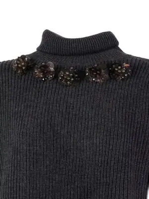 P.a.r.o.s.h Embellished Roll Neck Sweater