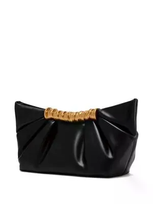 Jw Pei Leia Gathered Clutch Bag - Black