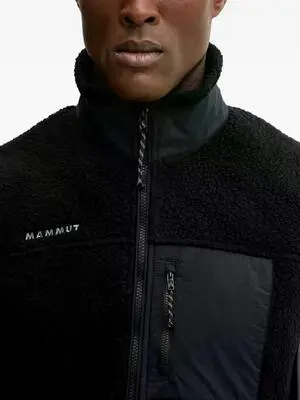 MAMMUT Fleece Zip-up Vest - Black