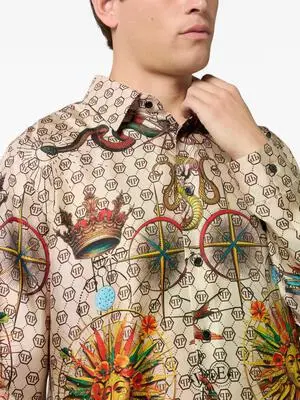 Philipp Plein Monogram Tattoo Shirt