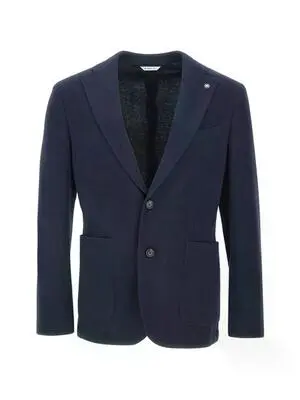 MANUEL RITZ Patch-pocket Single-breasted Blazer