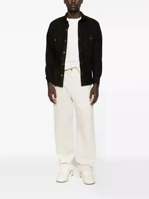RIFUGIO Pocket Suede Shirt - Brown