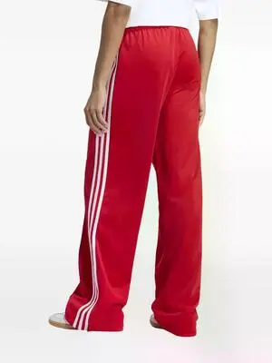 Adidas Firebird Stripe Split Track Pants - Red