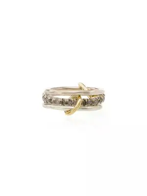 SPINELLI KILCOLLIN 18kt Yellow Gold Petunia Link Diamond Ring