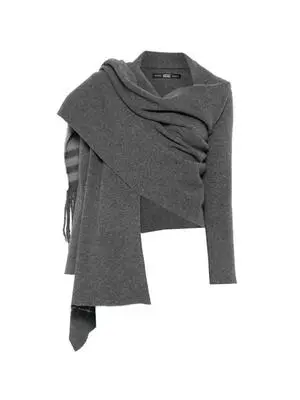 Gianfranco Ferre 1990s Scarf Jacket - Grey