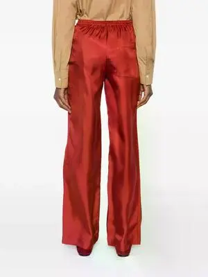 Loulou De Saison Wide Leg Elasticated Trousers - Red