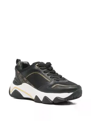 Guess Logo Pattern Lace-up Sneakers