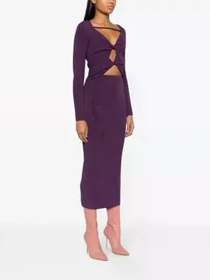 Altuzarra Cut-out Long-sleeve Maxi Dress
