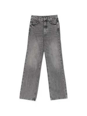 Patrizia Pepe High-waisted Regular Fit Jeans - Grey