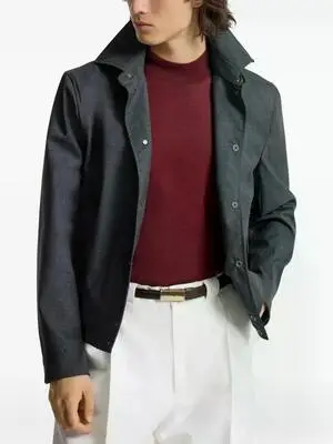 Brunello Cucinelli Virgin Wool Fresco Outerwear Jacket